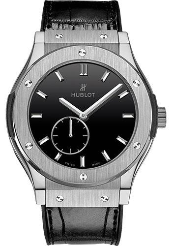 Hublot Classic Fusion Ultra-Thin Titanium Watch-515.NX.1270.LR – Gold ...